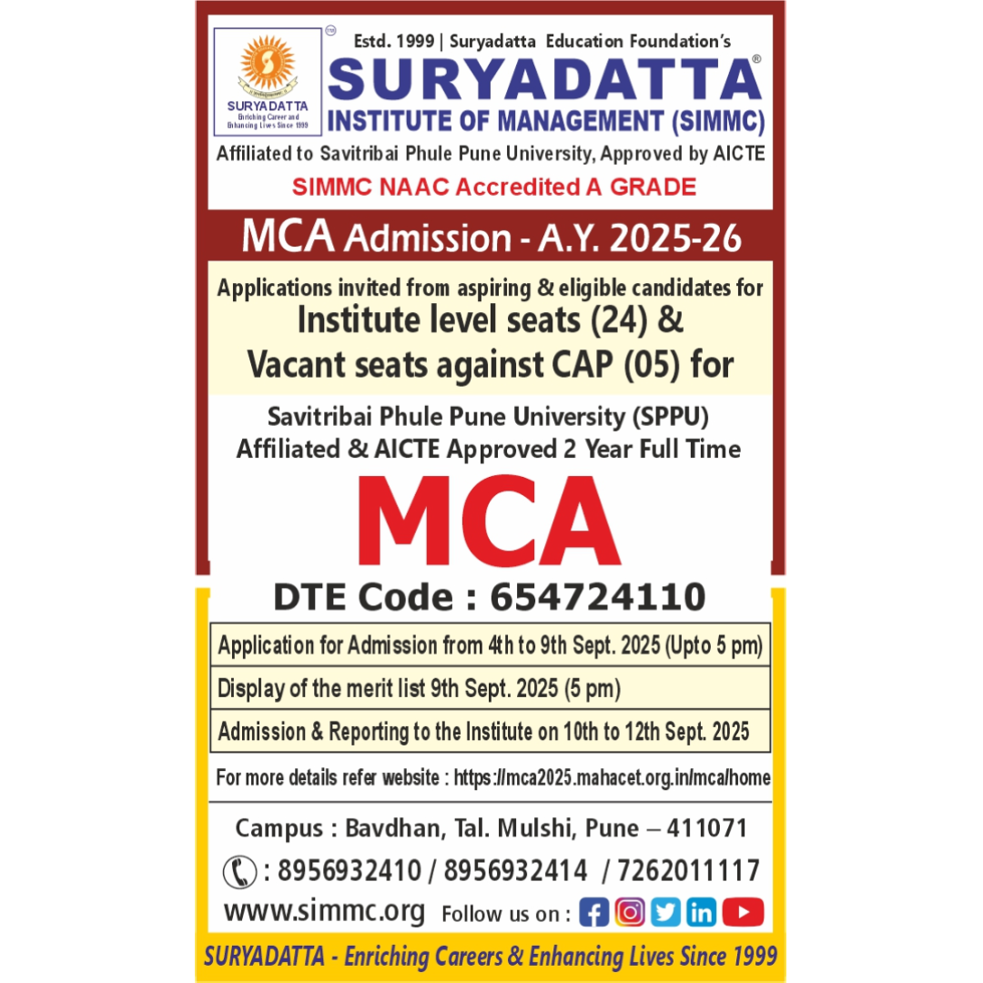 Suryadatta Institute of Management and Mass Communication - SIMMC | Top ...